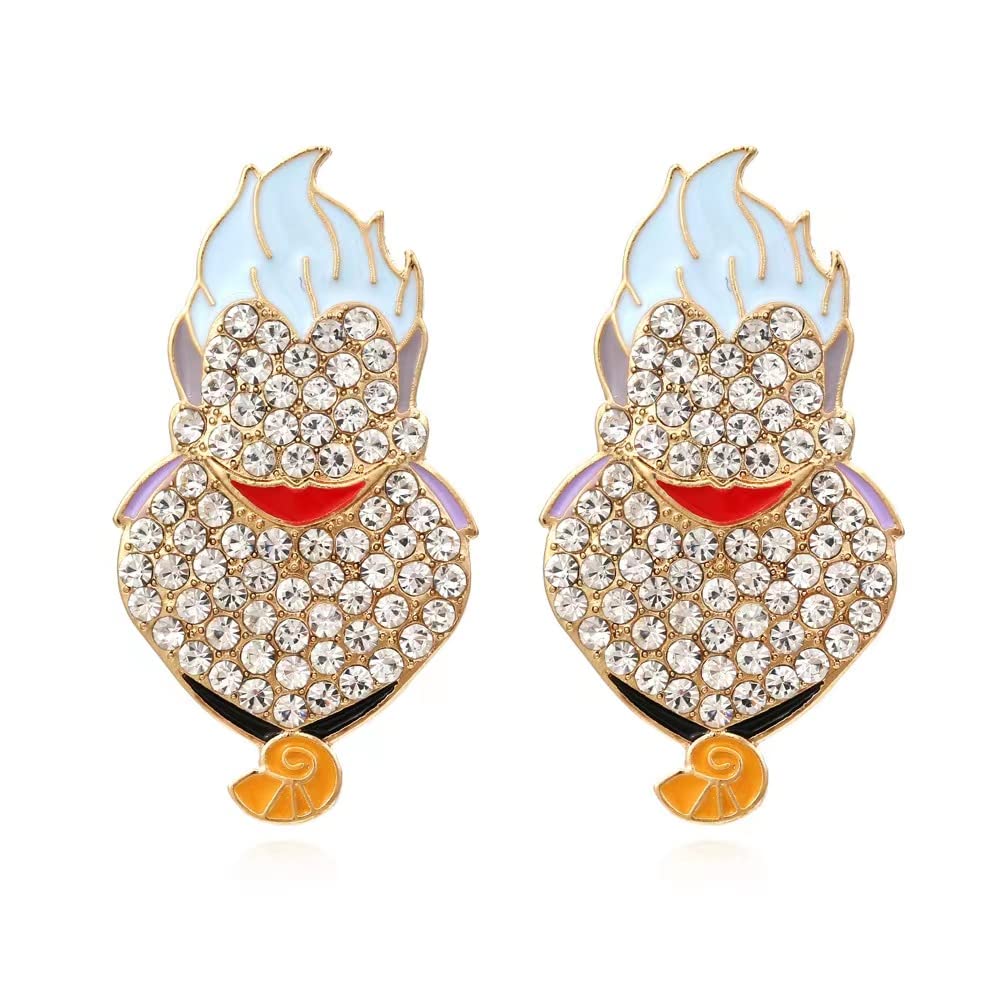 Ursala Earrings for Women, Girls, Stainless Steel, No Gemstone