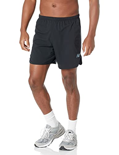 New Balance Men's Q Speed Fuel 7 Inch Short, Black , X-Large