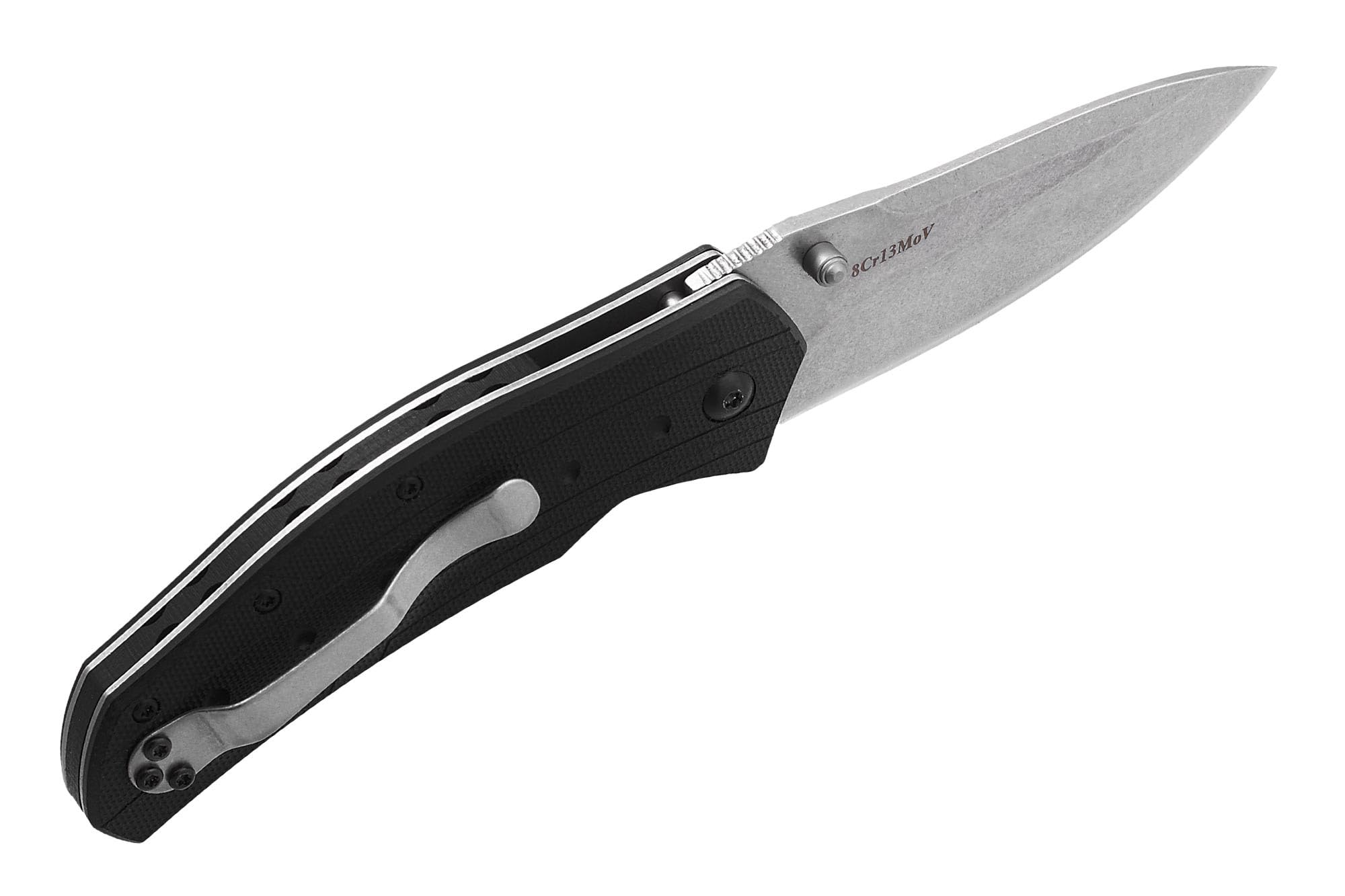 Pocket Knife for Men with Clip - Tactical Pocket Folding Knives Military with Black G10 Handle - Best EDC Folding Pocket Knife for Self Defense WK 04002