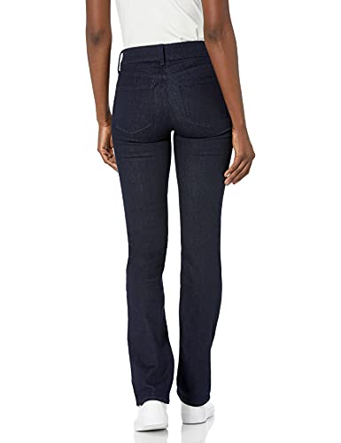 NYDJ Women's Misses Marilyn Straight Denim Jeans, Black BDM, 10
