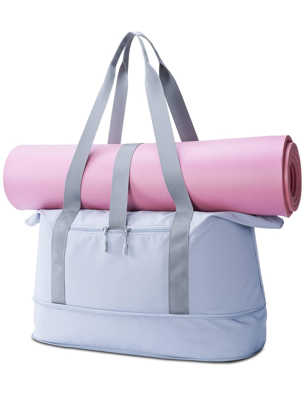 Vancropak Gym Bag with Yoga Mat Holder,
