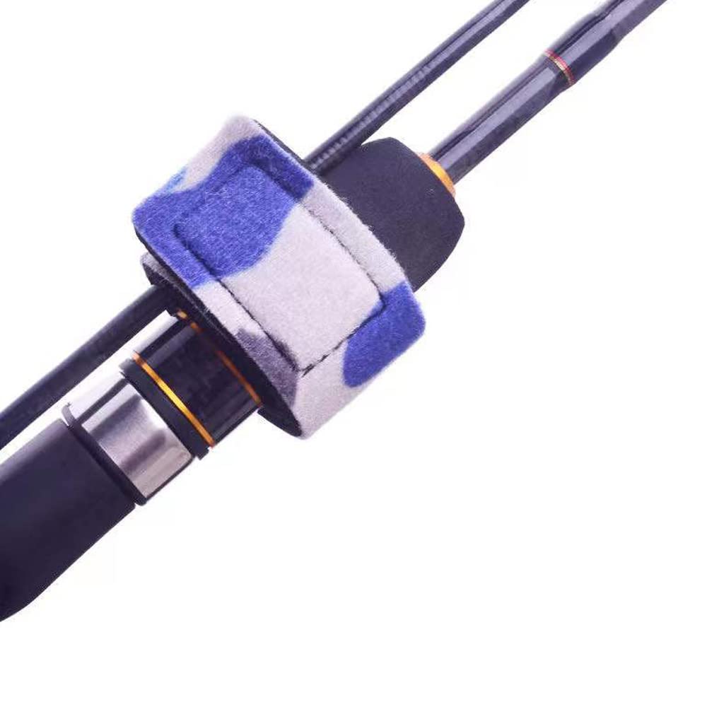 Teyssor Fishing Rods Belt Spinning Rod Straps Holders Fishing Tackle Ties Stretchy Belt for the Cast, Spin, Fly Rods