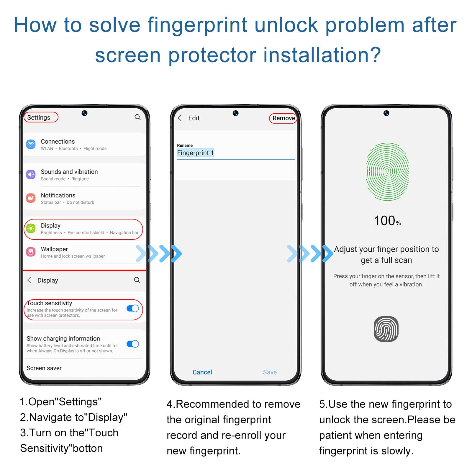 YWXTW [2 Pack] Privacy Support Fingerprint Unlock Screen Protector for Samsung Galaxy S21 Ultra,Tempered Glass HD Anti-Scratch Screen Protector 3D Curved Edge Easy Install Case Friendly