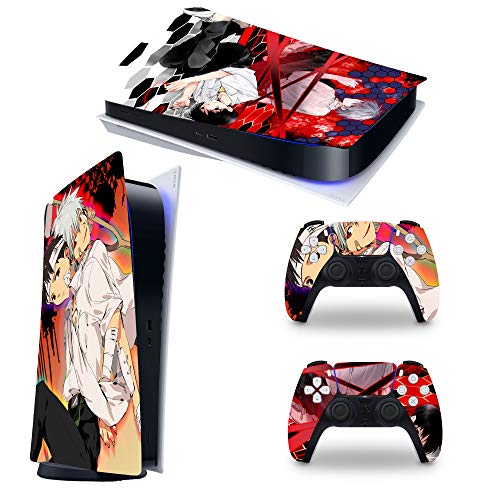 Playstation 5 Digital Edition Skin Set โ Evangelion New - HD Printing Vinyl Skin Cover Protective for PS5 Digital Edition Console and 2 PS5 Digital Edition Controller