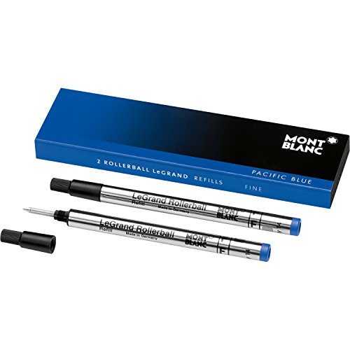 Mont Blanc Rollerball Refill, Legrand Fine 2X1, Pacific Blue (105167)