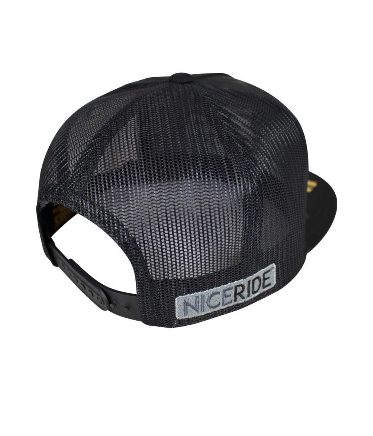 NICERIDE Baseball Cap β Strong Faded Snapback Mesh Back Trucker Hat 6006 (Camo)