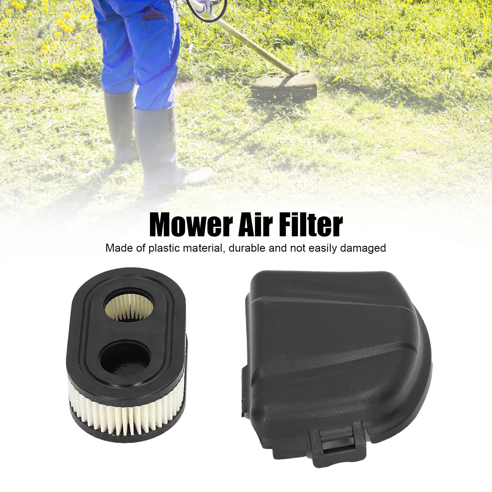 Yosoo Air Filter Trimmers 798452 Cover for 590548 Lawn Parts Set Accessories Plastic Air Filter Part Number Lawn Mower Air Filter Covers