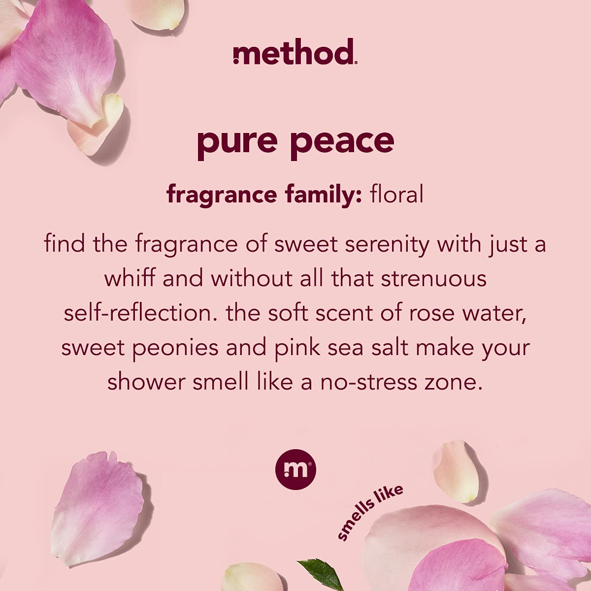 Method Bar Soap, Pure Peace, 6 oz, 4 pack, Packaging May Vary