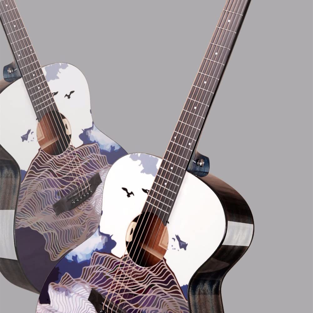 YYFANG Folk Guitar, Excellent Resonance Characteristics, Wide Dynamic Range, Smooth and Bright Sound Quality, Excellent Stability, Precise and Stable Tuning (Color : Natural, Size : 40 inches)