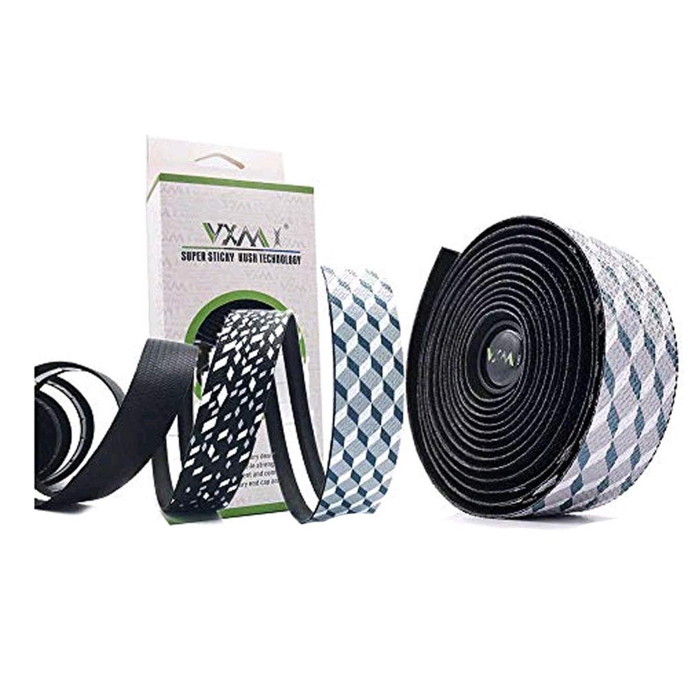 Road Bike Handlebar Tapes【Fade Resistant Design】Bicycle Bar Tape Professional Cycling Damping Anti-Vibration Wrap with 2 Bar Plug (White)