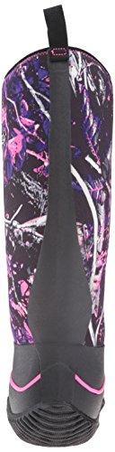 Muck Boots Hale Multi-Season Women's Rubber Boot, Black/Muddy Girl Camo, 7 M US