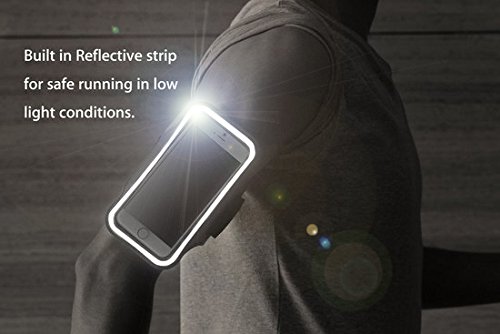 MMOBIEL Arm Phone Holder for Running Compatible with iPhone 15/14/13 Mini/12 Mini/SE 2020/8 / 7/6 and Other Models up to 6.3 inch - Stretchable Running Phone Holder Armband