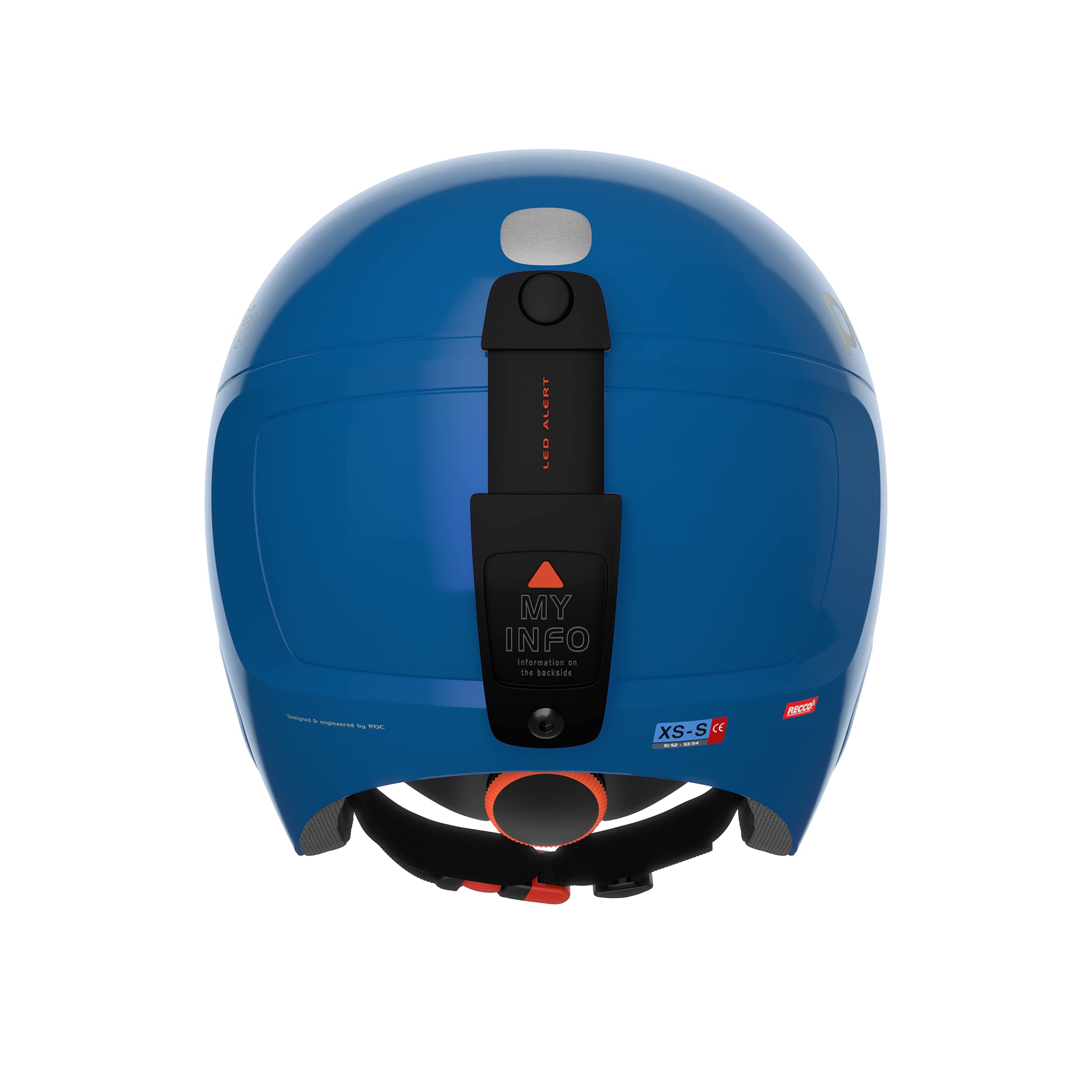POC Pocito Skull Snow Helmet Fluorescent Blue ADJ