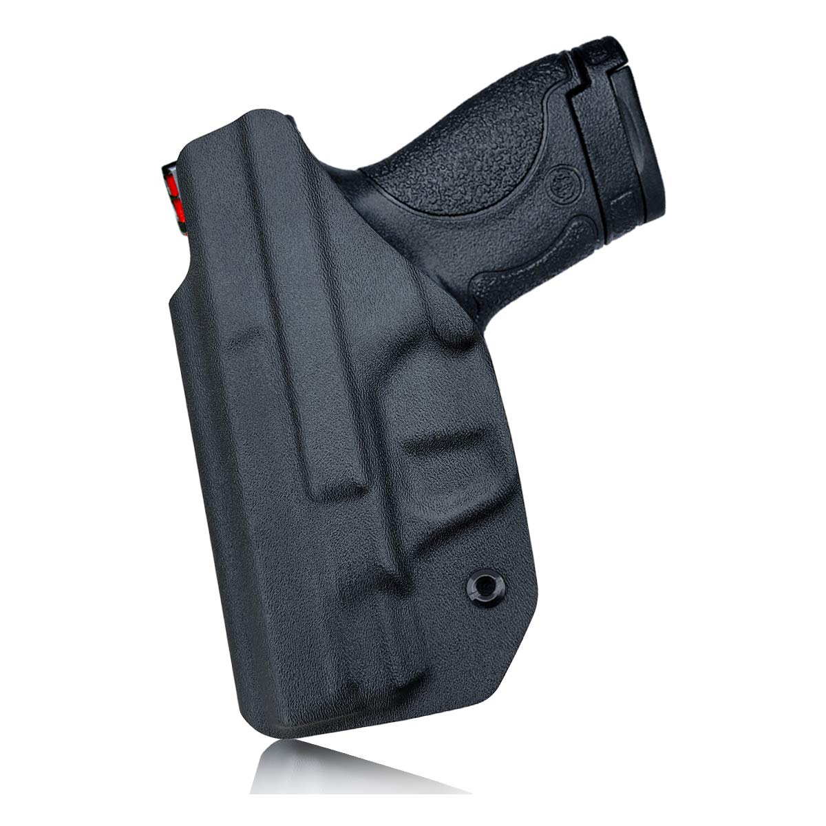 POLE.CRAFT M&P Shield 9mm Holster IWB Kydex for Smith & Wesson M&P Shield 9mm .40 3.1" Barrel S&W Pistol Case, Inside Waistband Holster M&P Shield 9mm 40, Right Hand Draw