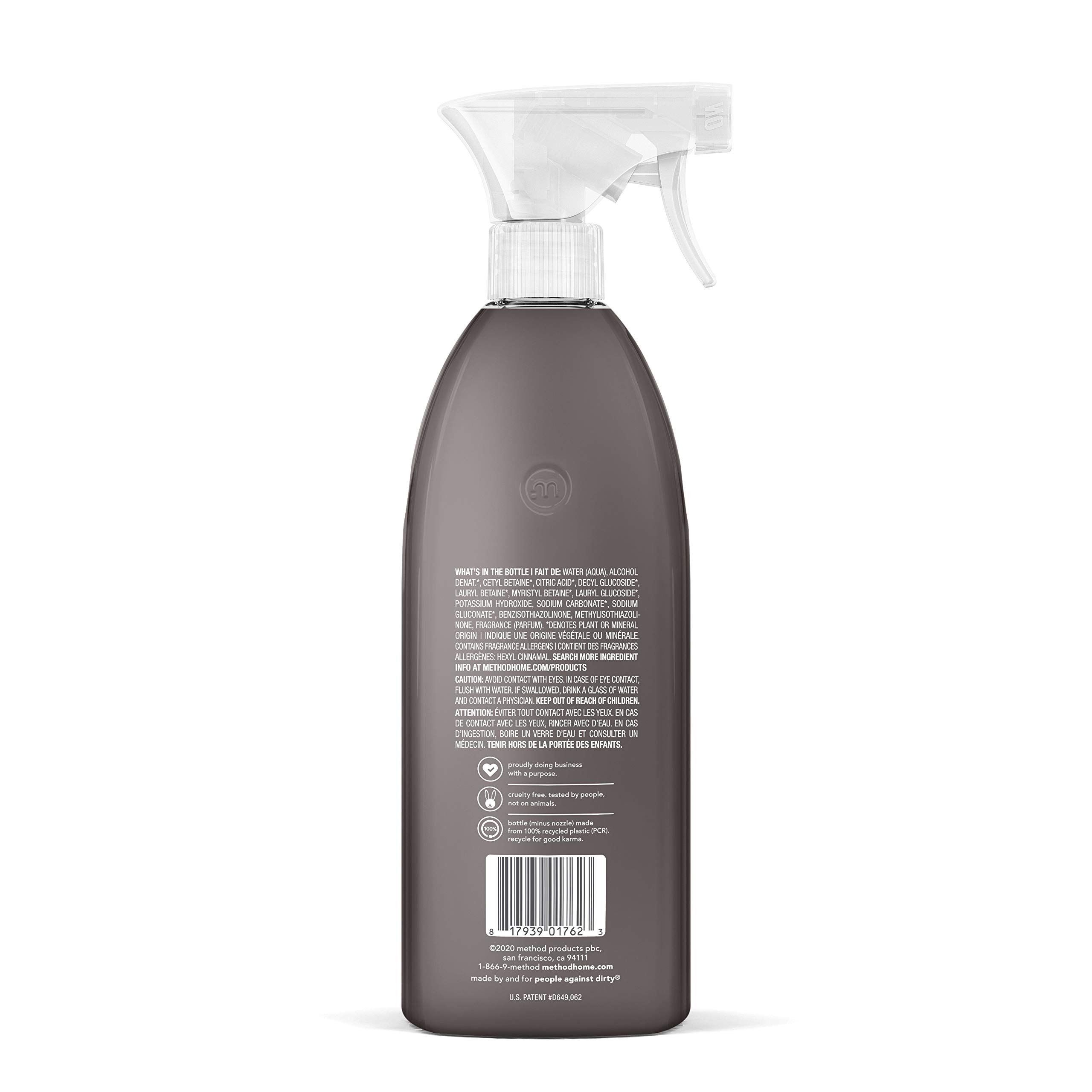 Method Heavy Duty Degreaser, Lemongrass Scent, Oven Cleaner & Stove Top Cleaner, 28 Oz Spray Bottles (Pack of 3)