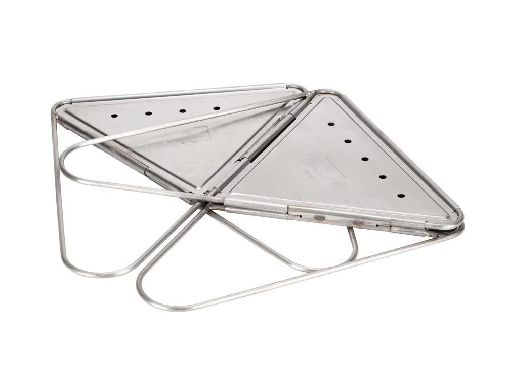 Snow Peak Pack & Carry (M) Fireplace - Made of Durable Stainless Steel - 13.75 x 13.75 x 9.75 in