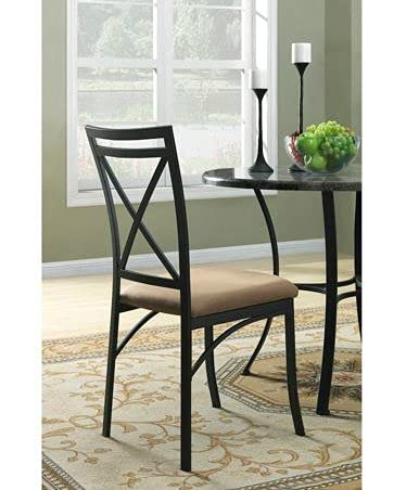New Classic Elegant Mainstays 5-Piece Faux Marble Top Dining Set Marble Look Dining Set Chairs Table