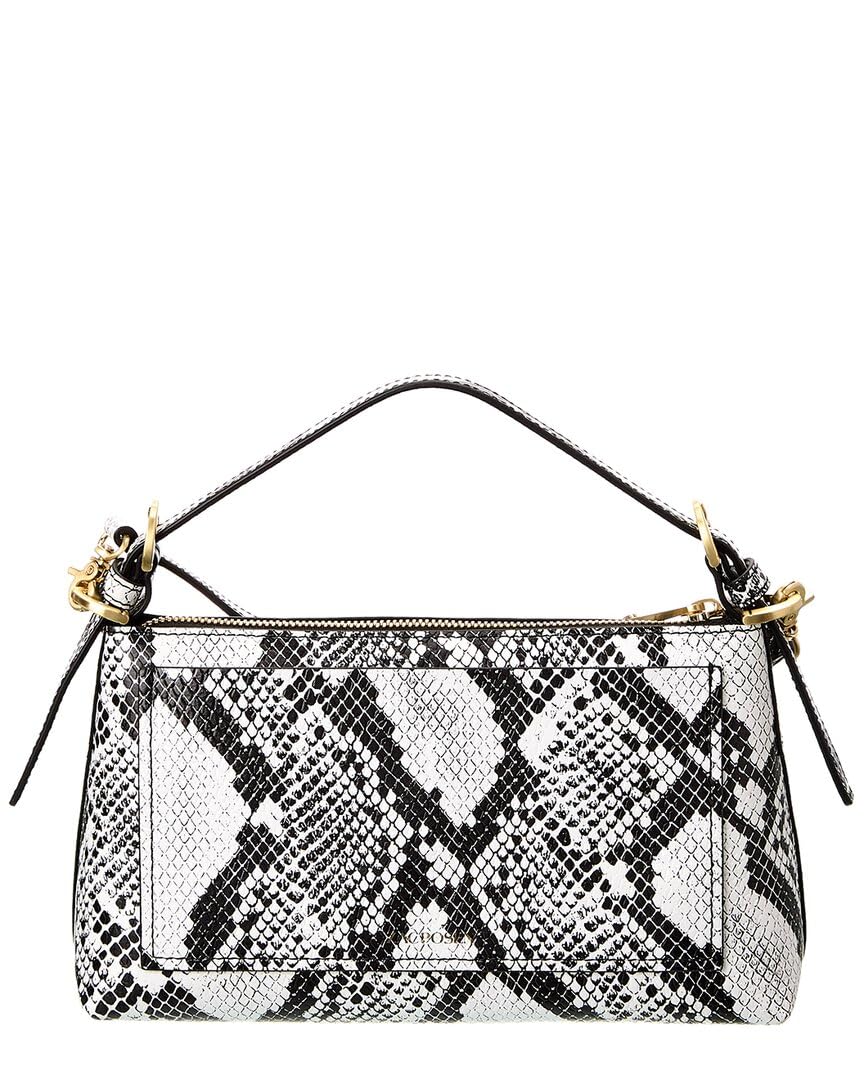 ZAC Zac Posen Posen Zip Top Crossbody - Snake Multi White/Black One Size