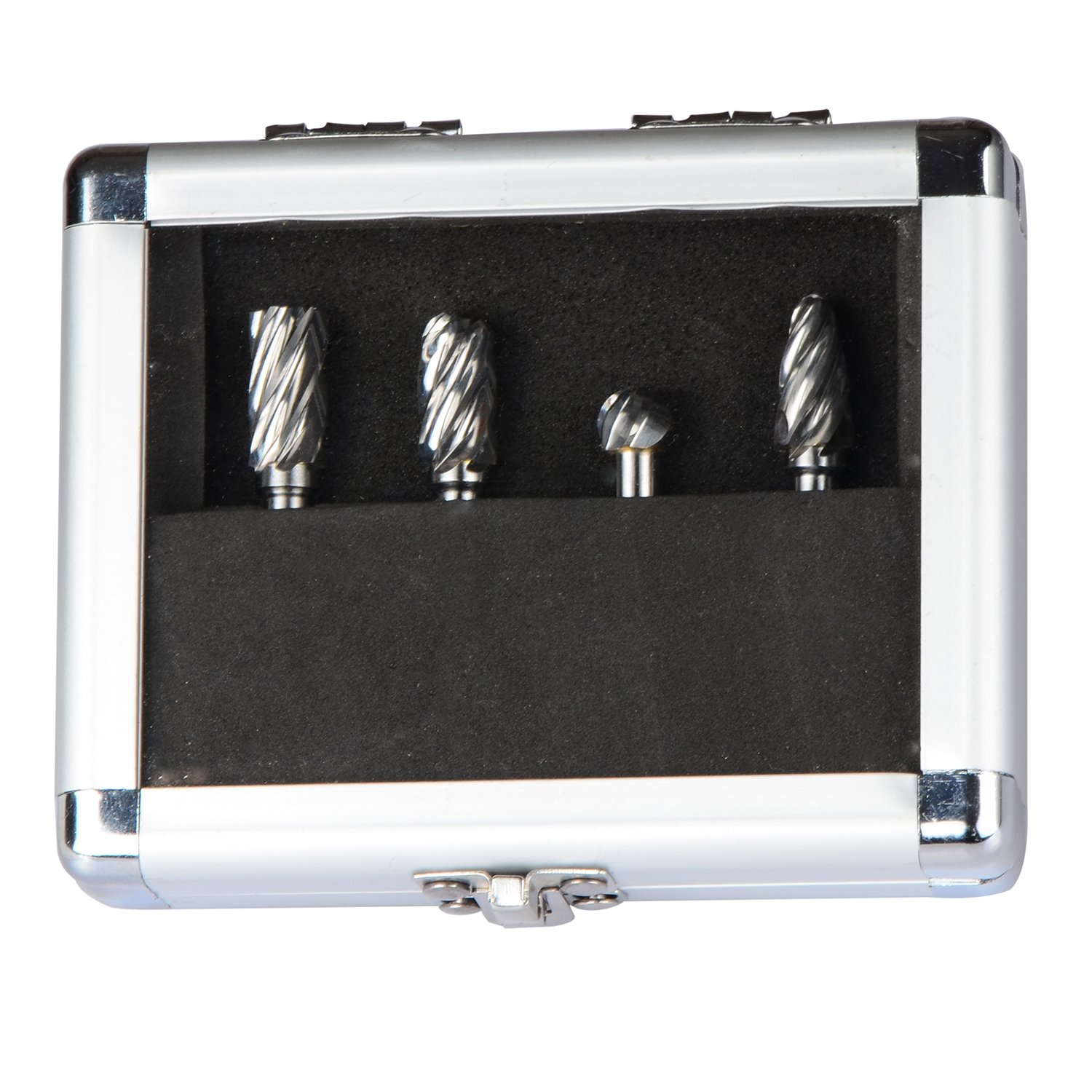 SpeTool Carbide Rotary Burr For Aluminum Cutting (Non-Ferrous) 1/4 inch shank 4Pcs/Pack