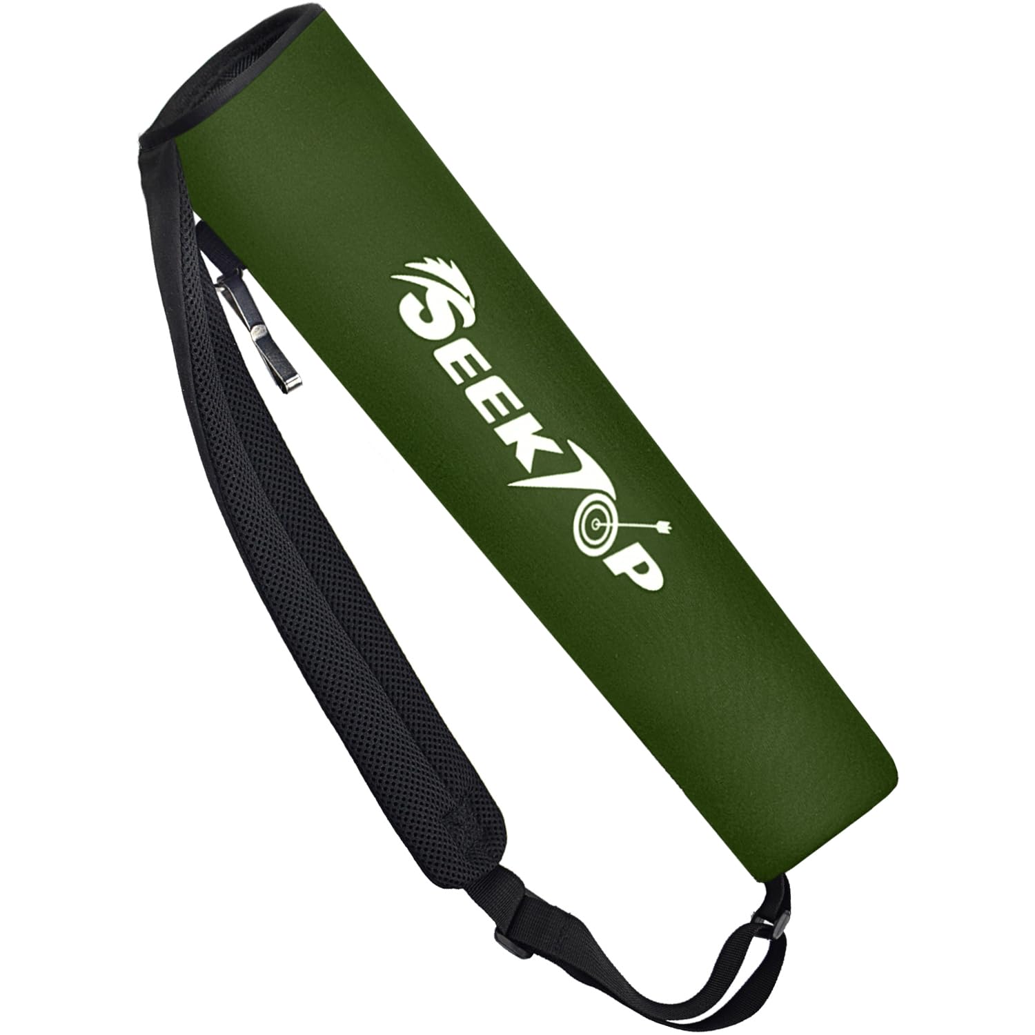 Seektop Archery Back Arrow Quiver Holder, Adjustable Foldable Archery Quivers for Arrows Bow Hunting and Target Practicing for Youth Adults (Camouflage)