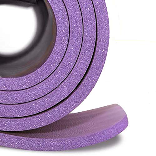 SOBEYO Yoga Mats 1/2-Inch Extra Thick/w Carrying Strap High Density All Purpose Exercise Sport Fitness Green