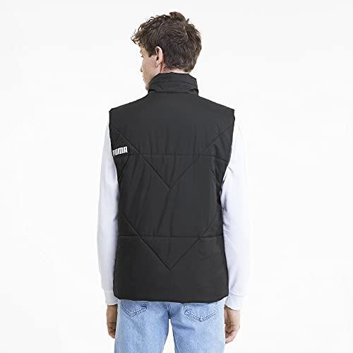 PUMA Men's Essentials Padded Vest, Black, X-Small