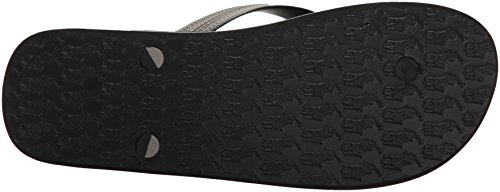 POLO RALPH LAUREN Men's WHITLEBURYII Flip-Flop, BLACK, 11 D US