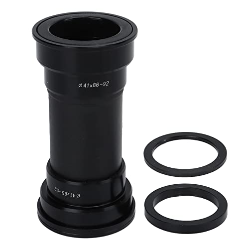 Uxsiya BB, Integral Sealed Bearings Precise Machining Road Bike Bottom Bracket Reduce Noise BB92 Dub Crankset Aluminum Alloy Frame for Cycling