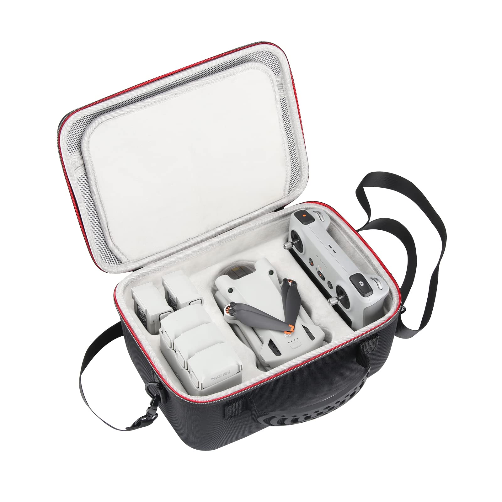 Ueyake Mini 3 Pro Case, Portable Travel Bag for DJI Mini 3 Pro Drone, Compatible with DJI RC or RC-N1 Controllers and Other Accessories (Black)