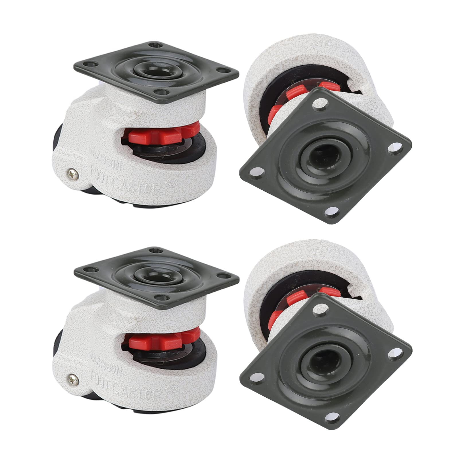 No Sloshing Structure Leveling Wheels Nylon and Aluminum Alloy Material Leveling Caster for Manufacturing Machinery