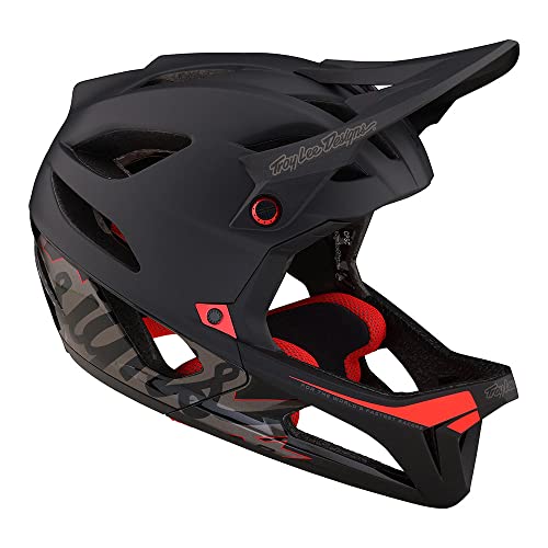 Troy Lee Designs Stage Adult Bicycle Downhill Enduro Helmet W/MIPS, Signature Black, X-Small/Small