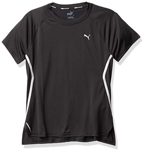 PUMA Women's Run Favorite Tee, Black, XS