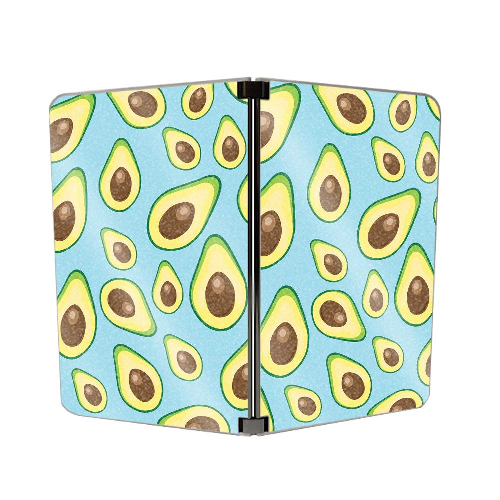 MightySkins Glossy Glitter Skin for Microsoft Surface Duo - Blue Avocados | Protective, Durable High-Gloss Glitter Finish | Easy to Apply, Remove, and Change Styles | Made in The USA