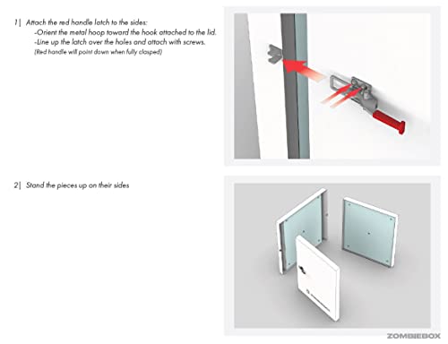 Zombiebox Generator Running Cover, Acoustic Barrier, Heavy Duty Generator Shelter, All Weather Generator Tent, Outdoor Enclosure