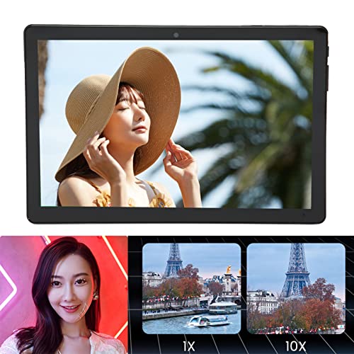 Yunseity 10 Inch IPS HD Tablet, 4G 5G WiFi Calling Tablet, 4GB RAM 256GB ROM PC Tablet, MT6735 8 Core CPU, Dual Stereo Speakers, Great for Gaming Reading Learning (Blue)