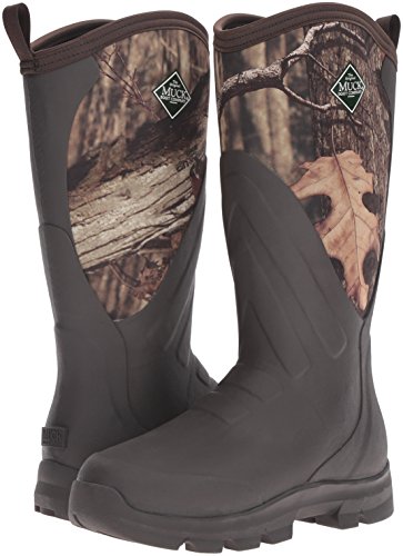 Muck Boot mens Woody Grit Hunting Shoes, Brown/Mossy Oak, 10-10.5 US
