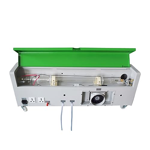 SDKEHUI Laser Engraving Machine, 40w CO2 Laser Engraver, 12x8Inch 300x200mm, LCD Display, with Built-in Rotary Axis, with USB Port