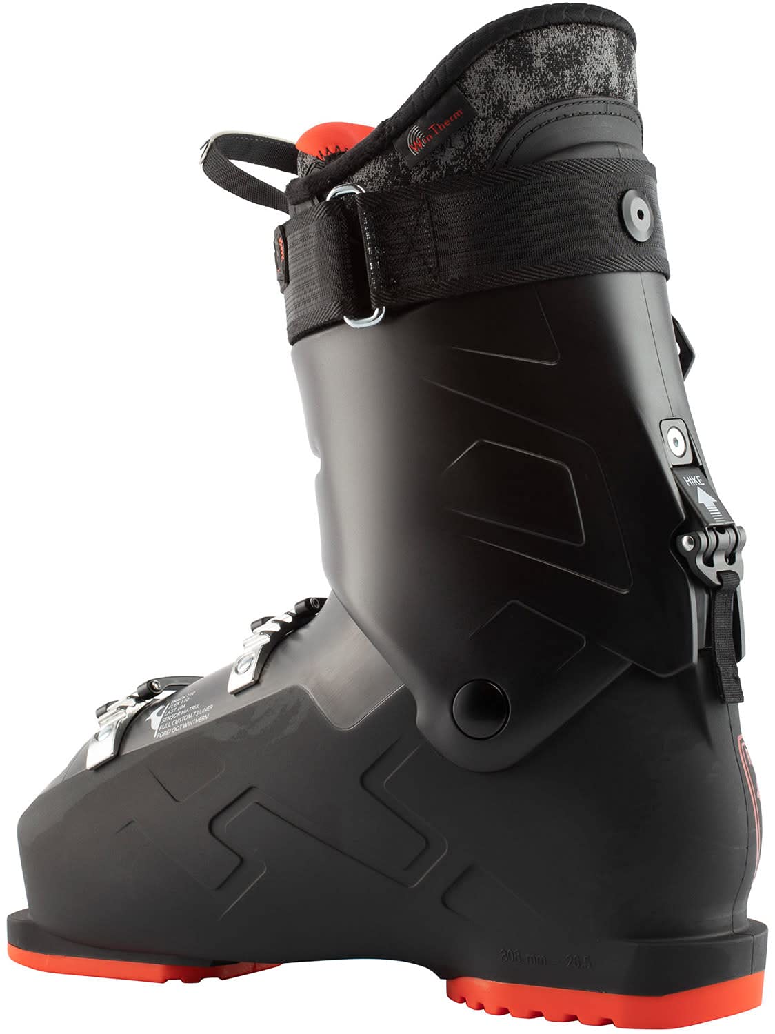 Rossignol Track 110 Mens Ski Boots Black Red 9.5 (27.5)
