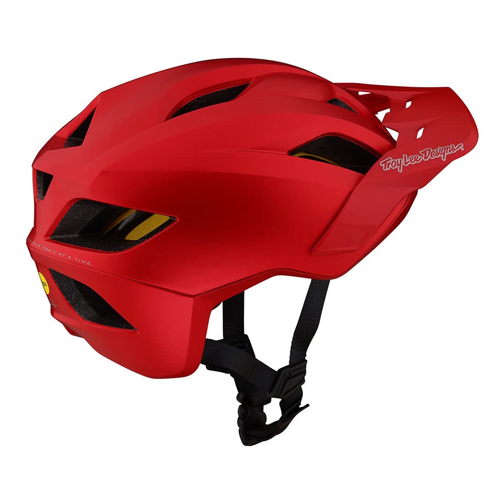 Troy Lee Designs Flowline Adult Bicycle Helmet MIPS EPP Lightweight Vented Adjustable Detachable Visor All Mountain Enduro, Gravel, Trail, BMX, Off-Road MTB (Gray, MD/LG)