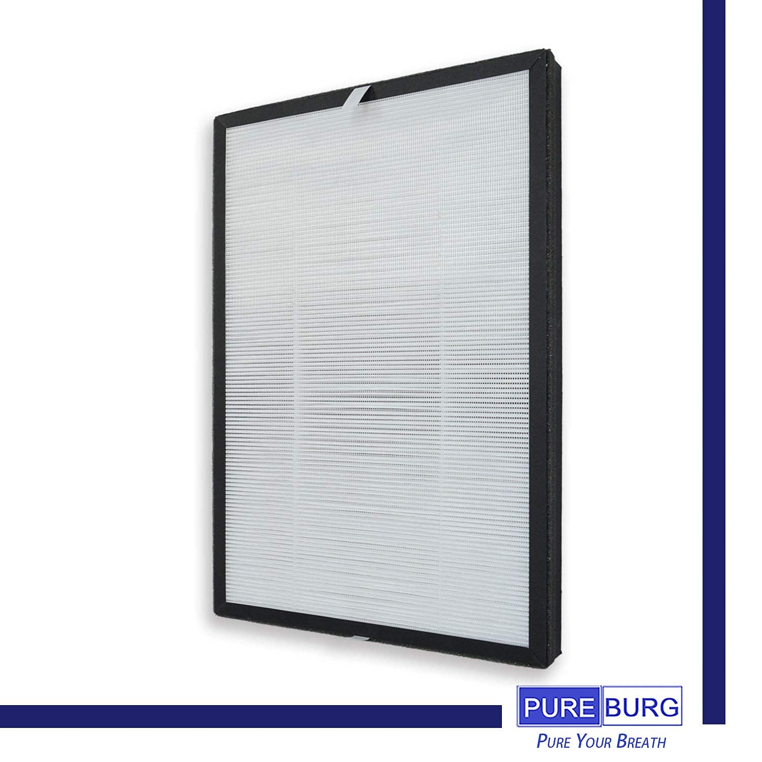 PUREBURG AP450 True HEPA Replacement Filter Compatible with Envion Allergy Pro AP450 Air Purifier,Replaces Part# AP450F, H13 Air Clean Dust,1-Pack