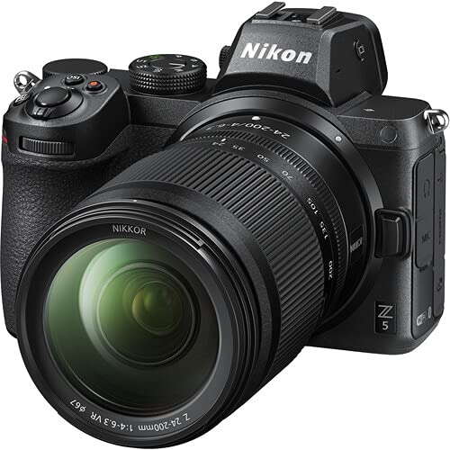 Nikon Z5 Mirrorless Camera with 24-200mm Lens + Case + 64GB Memory(26pc)