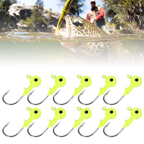 Yeuipea Fish Hook Set, 20PCS Compact Professional High Strength Corrosion Resistance Fish Hook Outdoor Fishing Tool Accessory