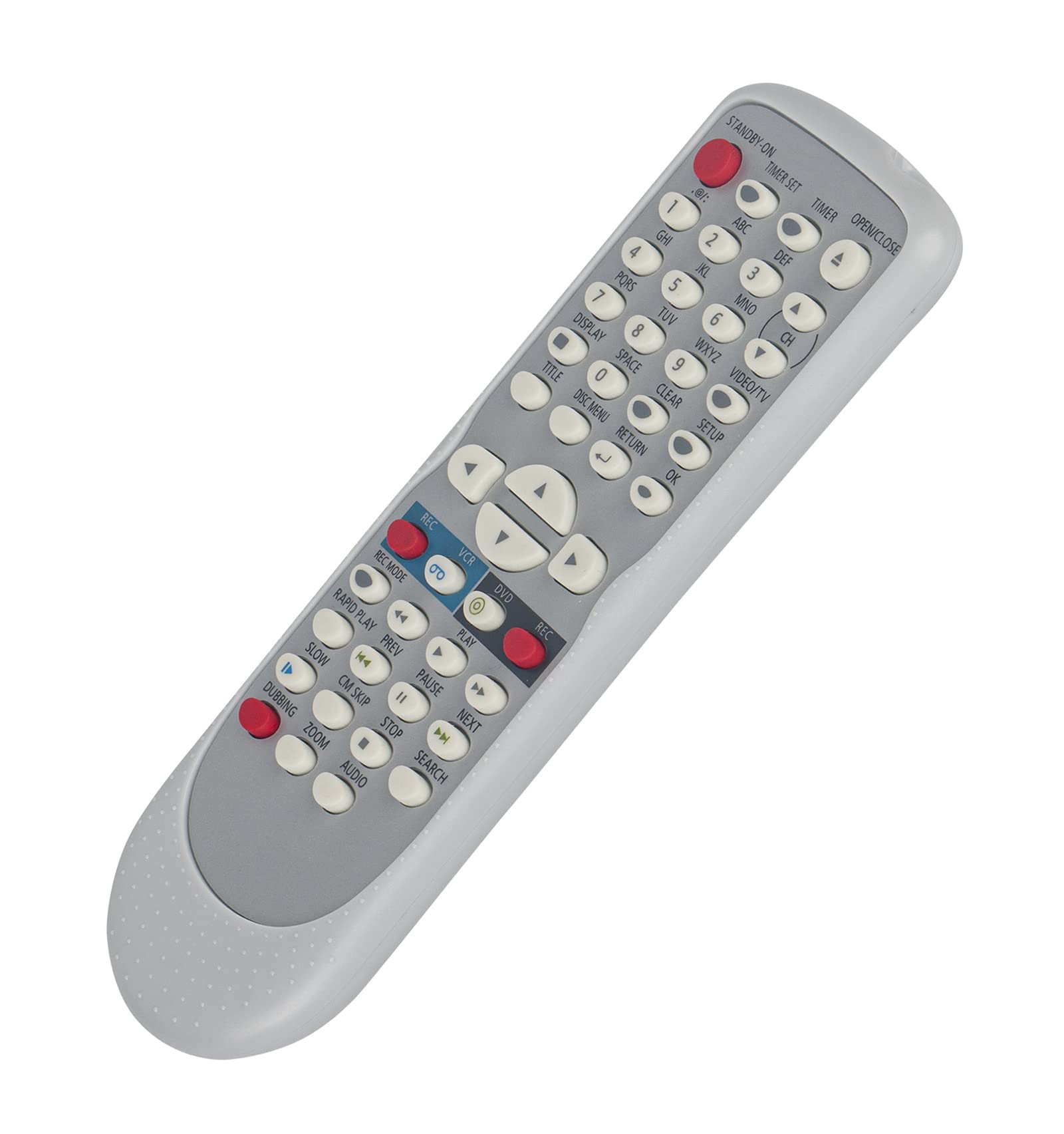 NB654 NB654UD Replace Remote Control fit for FUNAI DVD VCR Combo WV20V6 SV2000 PY90VG, Also Works for Pye Video PY90VG DVD Recorder with Video Cassette Recorder