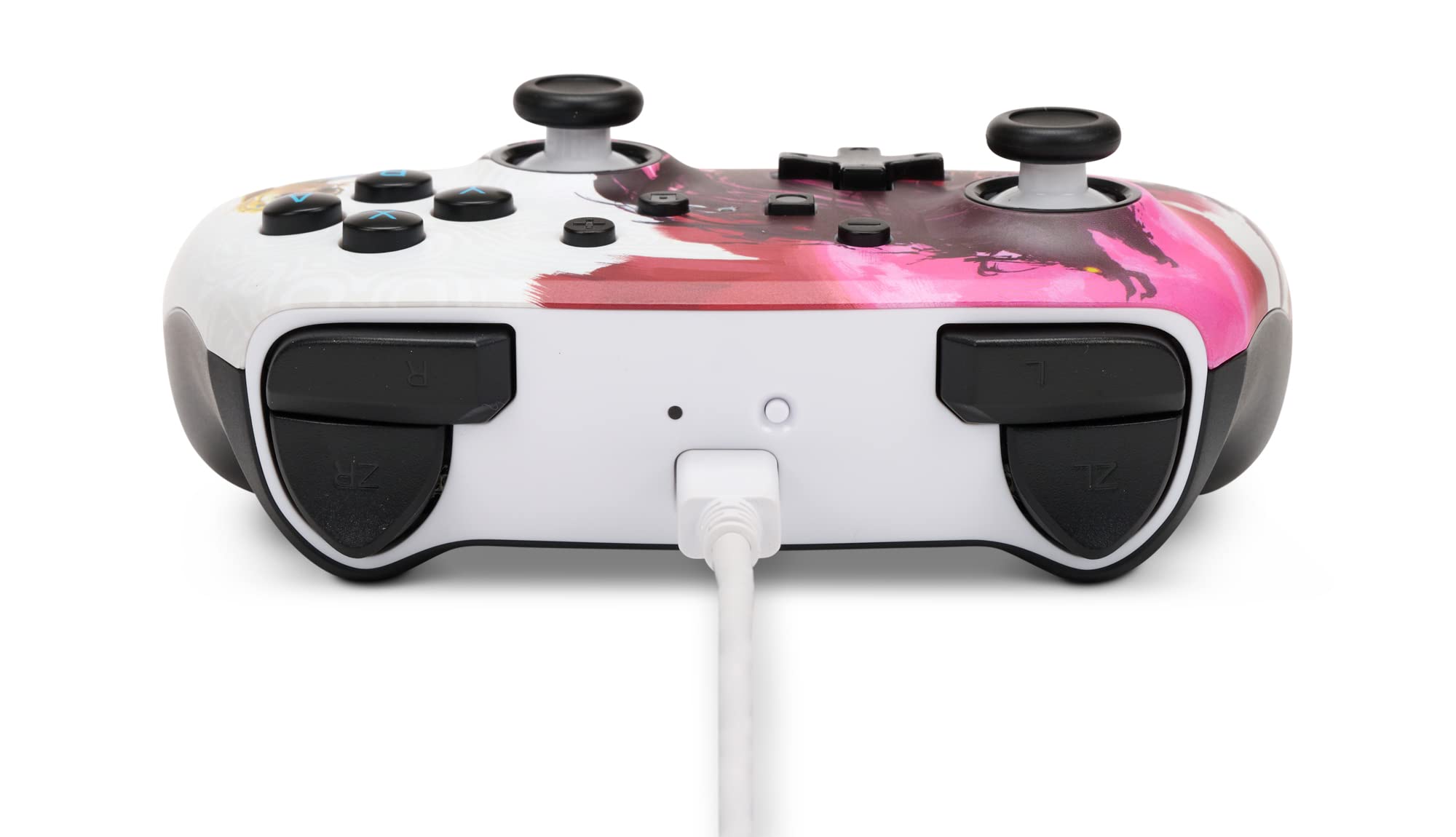 PowerA Enhanced Wireless Controller for Nintendo Switch - Blood Moon Zelda, Nintendo Switch Lite, Gamepad, Game Controller, Bluetooth Controller, Rechargeable - Nintendo Switch