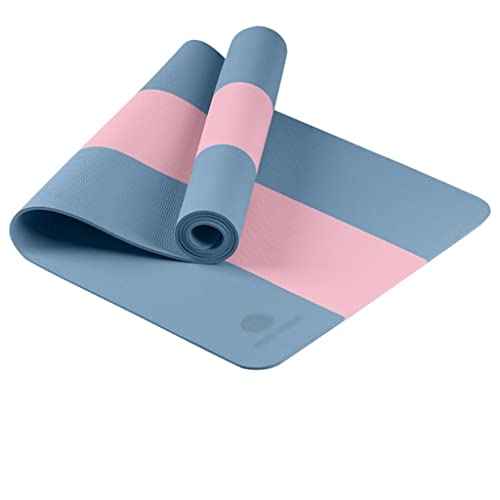 SHZBCDN TPE Yoga Mats 6MM Exercise Tasteless Gym Pad Beginner Mat (Color : C, Size : 183 * 61cm)