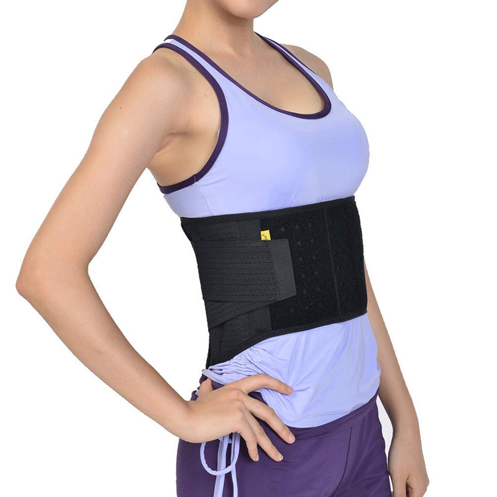 TANGIST Back Support Belt,Lower Back Brace Massage Self-heating Magnetic Therapy Belt For Pain Relief And Injury For Men Women (Size : XL 49.2")