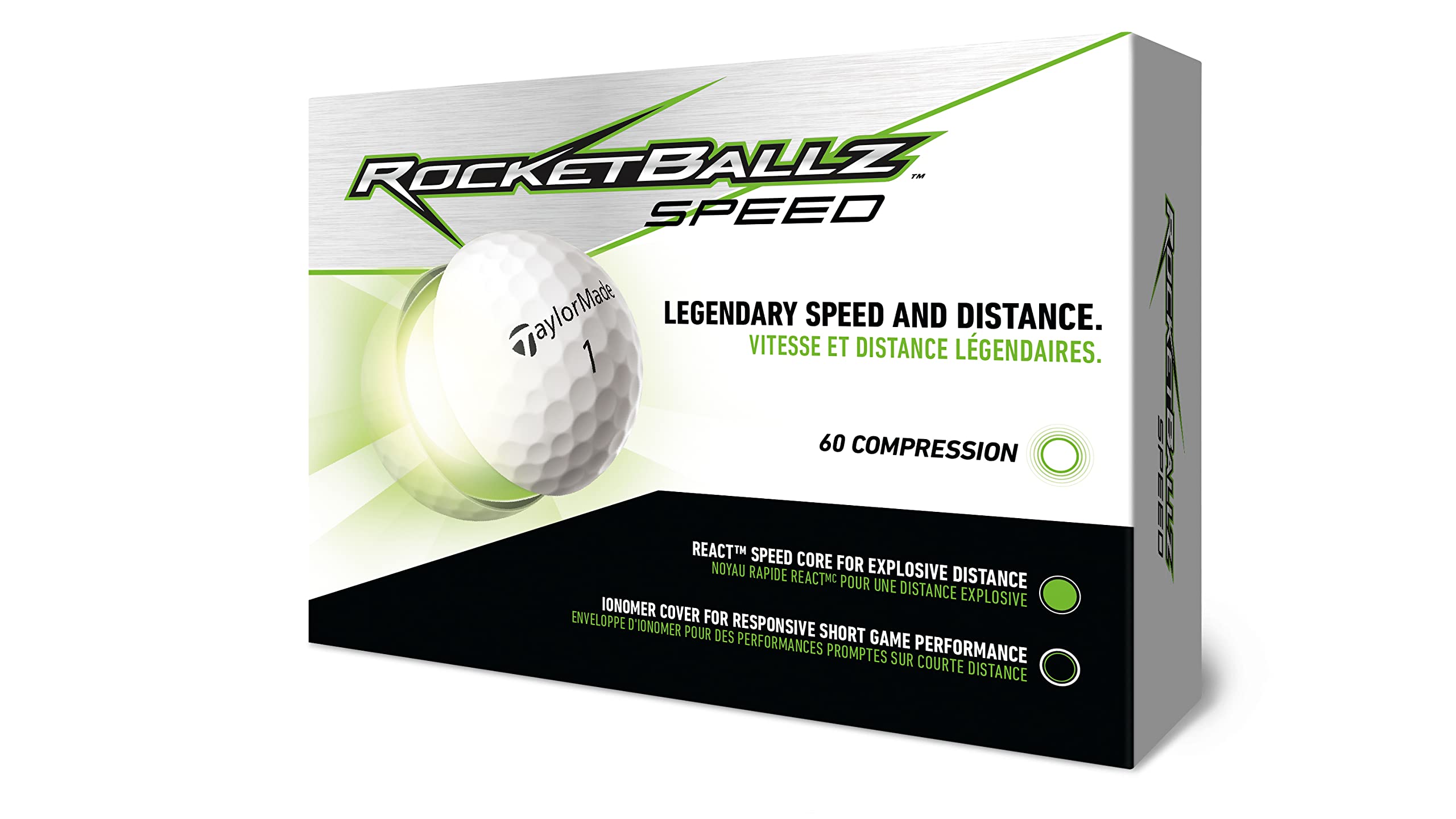 TaylorMade Taylor Made Men's TM21 Rocketballz Speed DDz, White