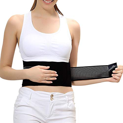 TANGIST Lumbar Brace Self-heating Back Support Belt Adjustable Pain Relief Spine Injury Light And Breathable Lower Back Belt Brace (Size : L)