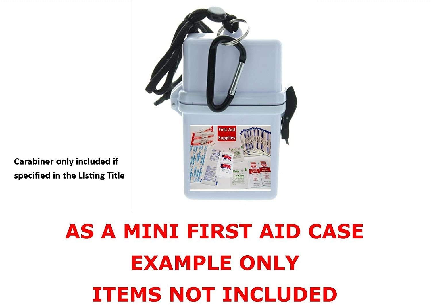 Readi USA Blue Waterproof (Spills & Splashes) Dry Box Case- Beach, Boat & Pool - Money, Id, Key's Cigarettes N More - Travel Camping Hiking Geocache First Aid Organization & Security