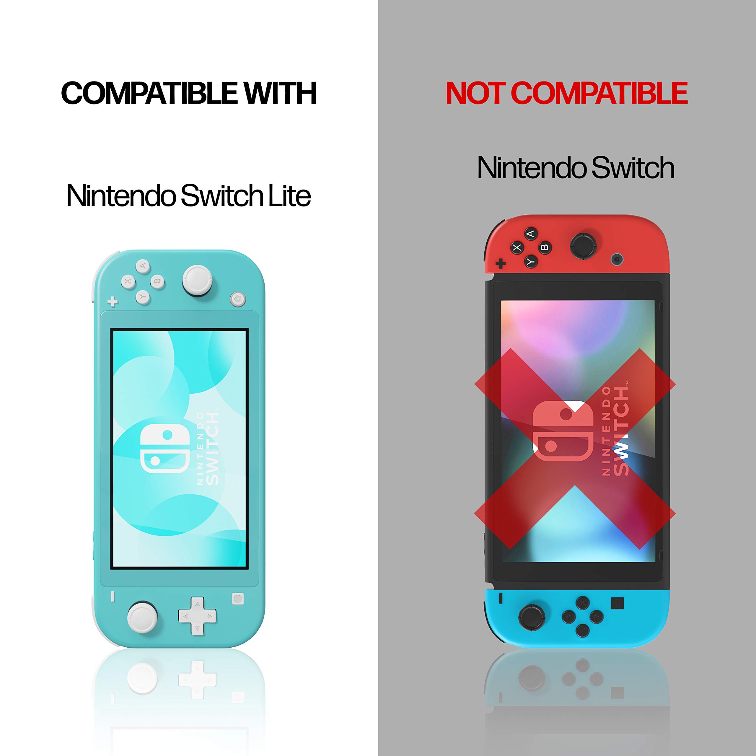 Power Theory Screen Protector for Nintendo Switch LITE [2-Pack] with Easy Install Kit [Premium Tempered Glass for Switch LITE Console]